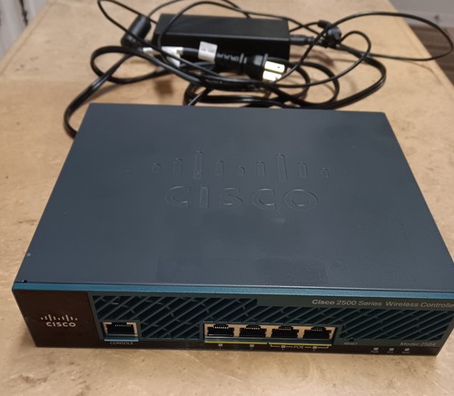 Cisco AIR-CT2504-K9 2500 Series Wireless Controller w/Power AC Adapter ...