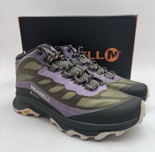Merrell MOAB SPEED MID GTX Women's NEW Hiking Boot Brown/Purple US Size ...