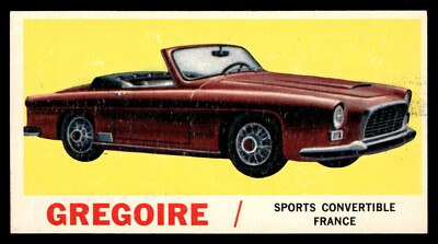 1961 Topps Sports Cars #58 Gregoire NM | eBay