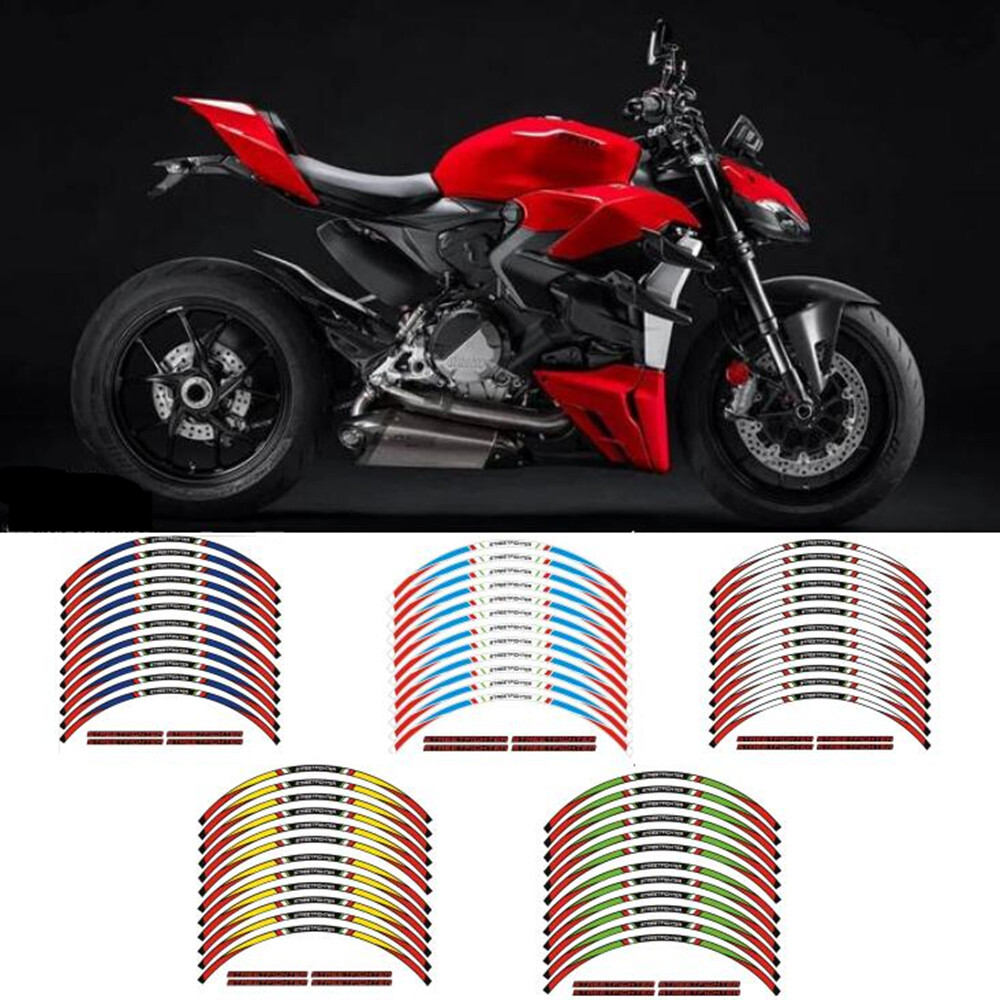 For Ducati Streetfighter 848 V4 V4S V2 V2S Wheel Rim Stripes Tape ...