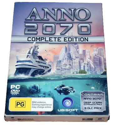 ANNO 2070 Complete Edition PC Game Ubisoft DVD Rom | eBay
