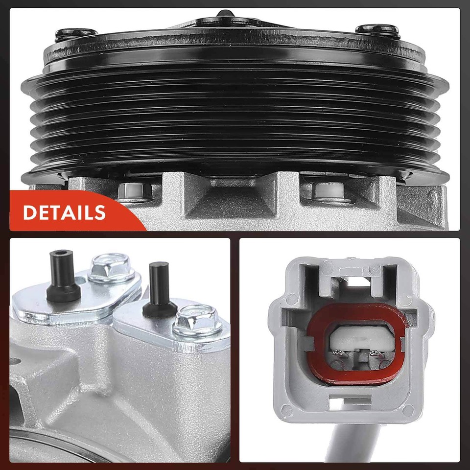 1x AC Compressor with Clutch for Nissan Sentra 2013-2019 L4 1.6L 1.8L ...