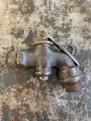 Vintage Gas Oil Barrel Spigot Valve Nozzle with Lockable Handle | eBay