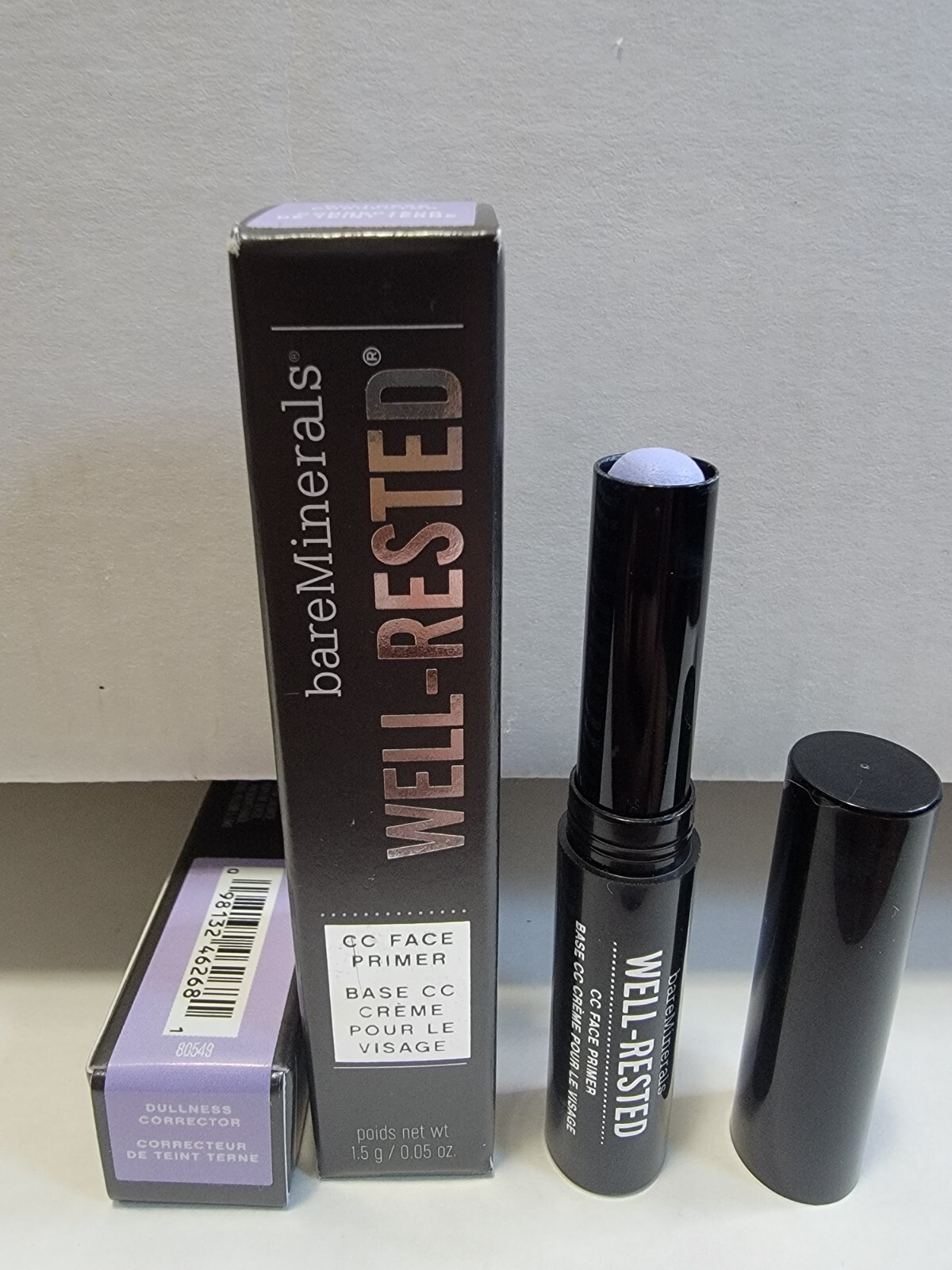 BareMinerals WELL-RESTED CC Face Primer .05 oz Dullness Corrector | eBay
