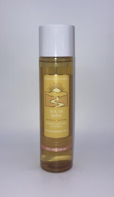 Bath & Body Works SOLAR SHINE Radiant Coconut Vanilla Fine Fragrance ...
