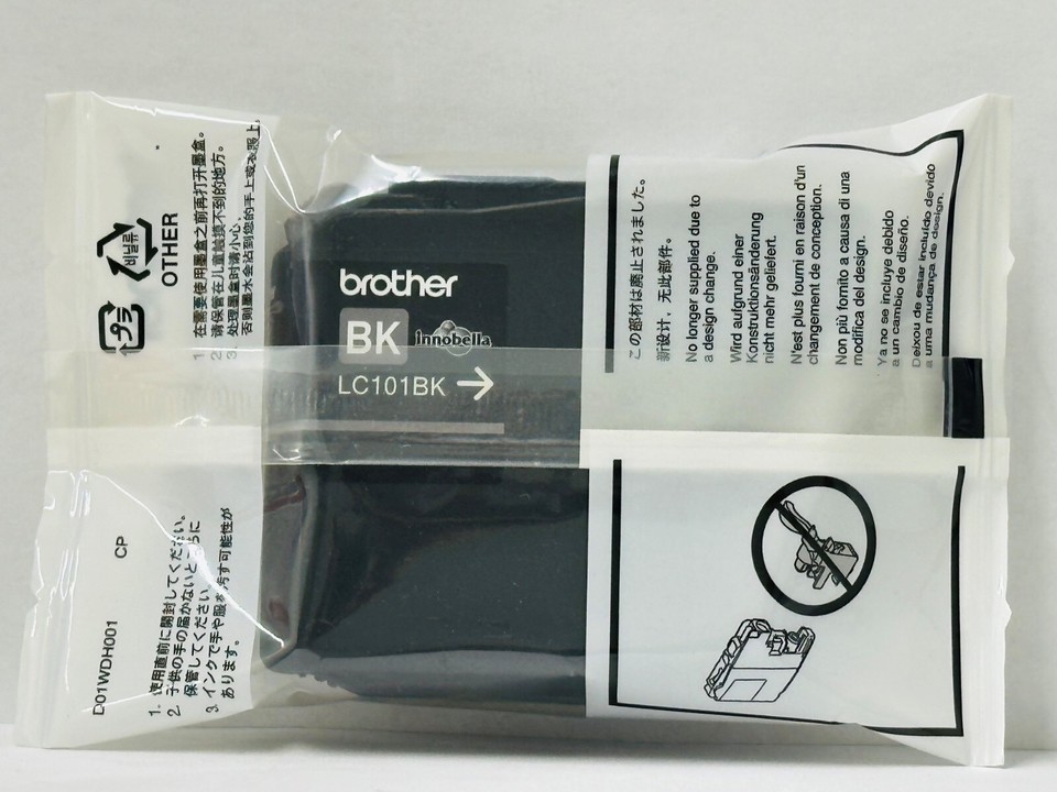 New Genuine Brother LC101 Black Ink Cartridge MFC-J285DW, MFC-J450DW | eBay