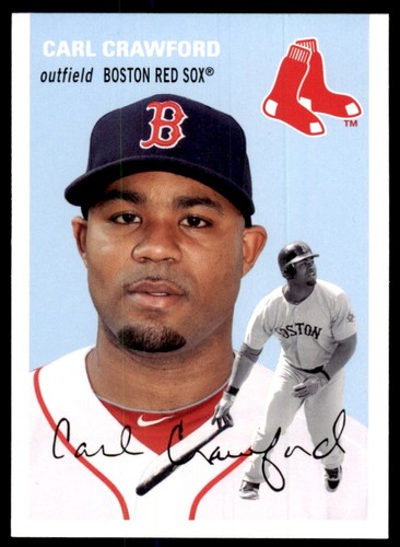 2012 Topps Archives Carl Crawford Baseball Card Boston Red Sox #27 | eBay