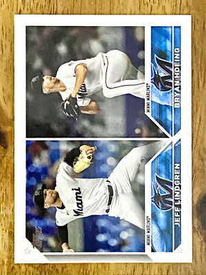2023 TOPPS UPDATE SERIES JEFF LINDGREN/ BRYAN HOEING #US153 MARLINS | eBay
