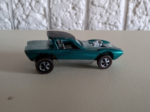 1967 Redline Hot Wheels Python Aqua Grey Interior | eBay