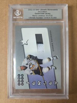 2002-03 BAP Ultimate Memorabilia Jerseys #4 Mario Lemieux 18/50 | eBay