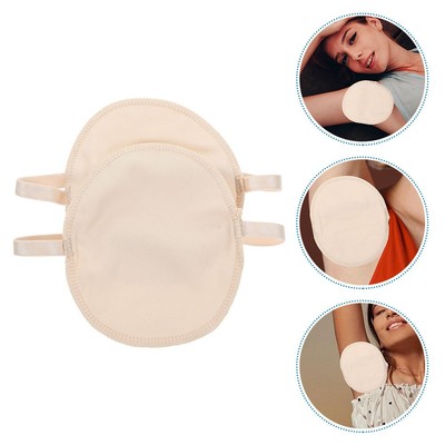 4 Pcs Washable Armpit Sweat Pads Polyester Underarm Sweat Absorber Pads ...