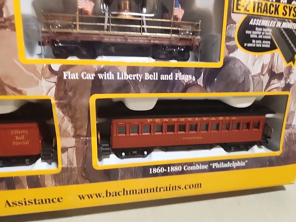Bachmann Liberty Bell Special HO Scale Electric Train Set New In Opened ...