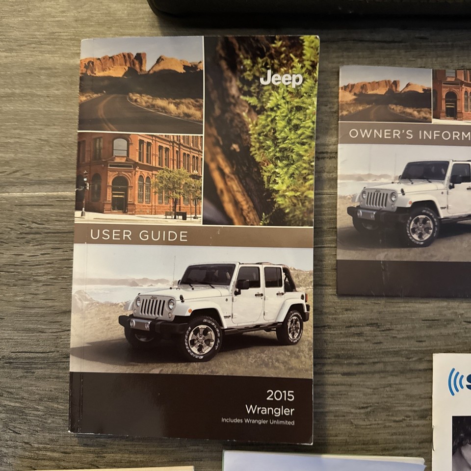 2015 Jeep Wrangler Owners Manual User Guide W Case Information DVD CD ...