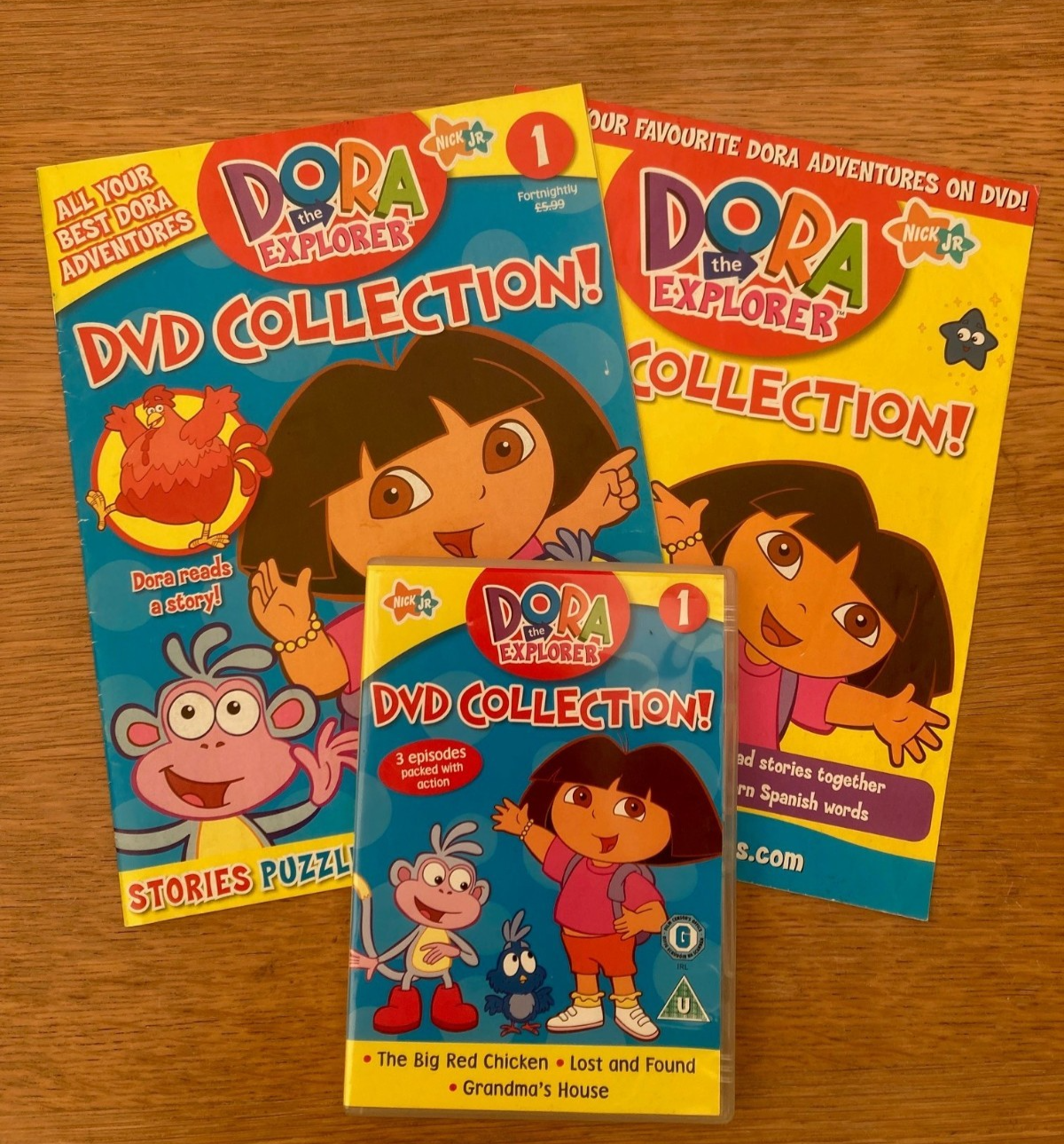 Dora The Explorer Magazine - DVD Collection #1 Includes DVD and HUGE A2 ...