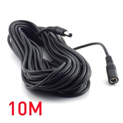 10M 12v DC CCTV Security Video Camera DVR Data Power Extension Cable ...
