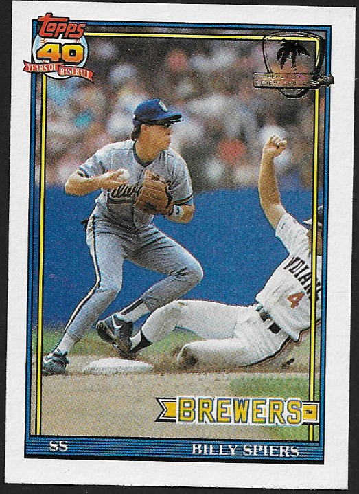 1991 Topps Desert Shield Billy Spiers #284 NM | eBay