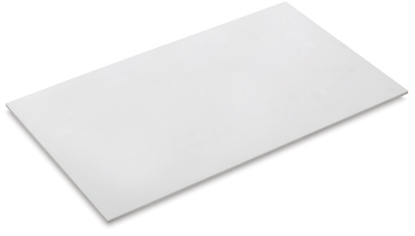 (2 Pack) White Polystyrene Sheet - 0.020" Thick - 12" x 12 ...