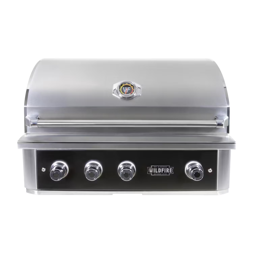 PACKAGE Wildfire Ranch PRO 36" Gas Grill w/ Cart, 304 SS, NG - WF ...