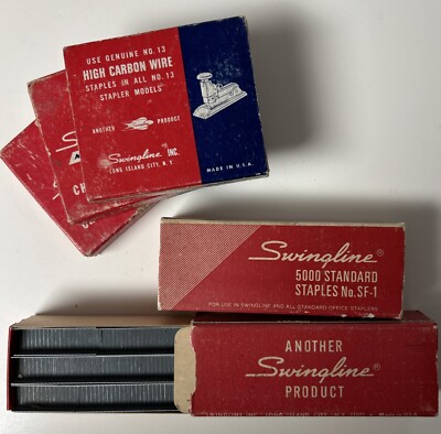 Swingline Staples Red Box Lot. | eBay