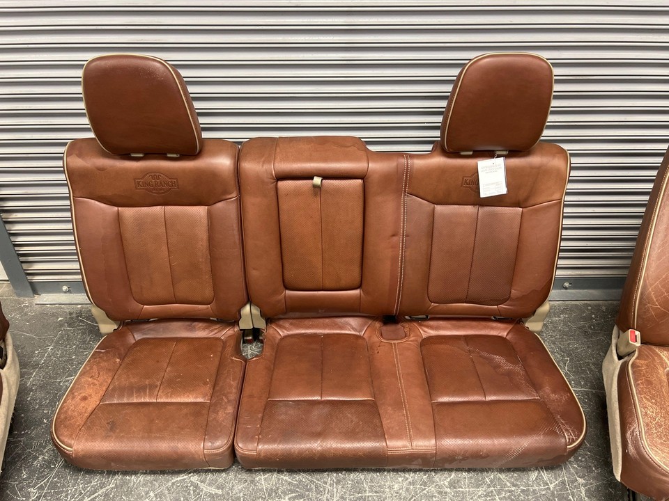 DMG 2009-2010 Ford F150 King Ranch Leather Front Buckets Backseat Set ...