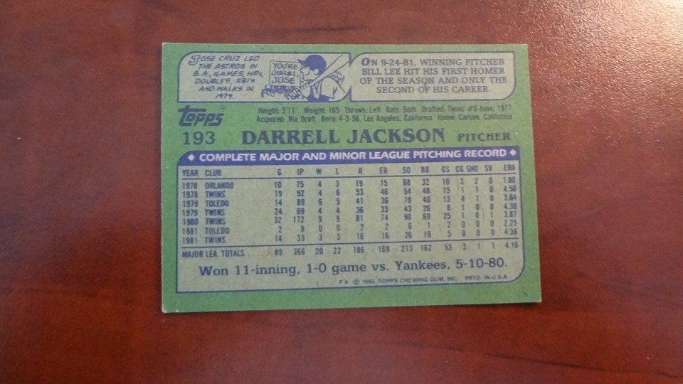 1981 DONRUSS #519 SCOT THOMPSON BASEBALL CARD | eBay