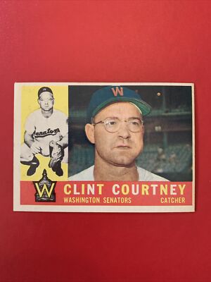 1960 Topps 344 Clint Courtney Senators | eBay