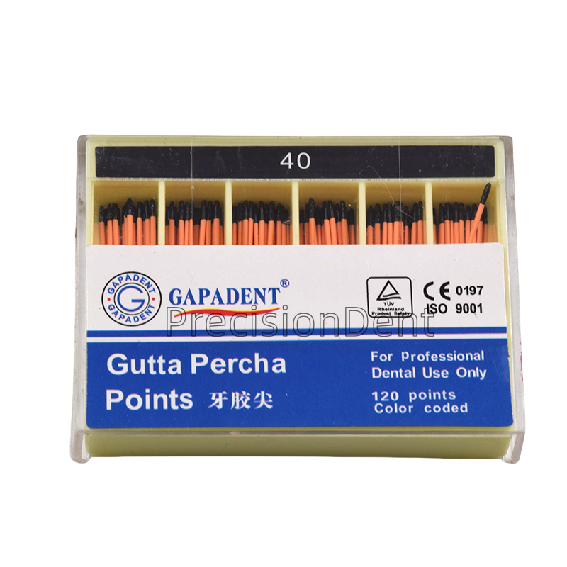 Dental Endo Gutta Percha Points/Absorbent Paper Points Taper 0.02/0.04 ...