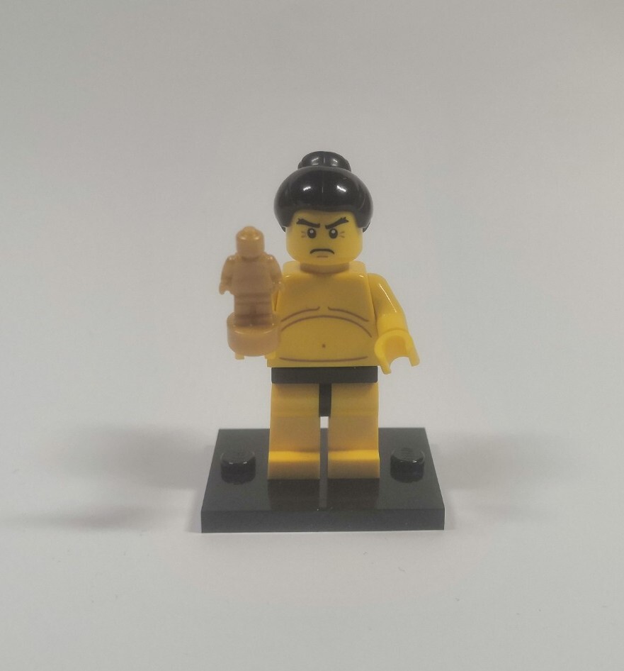 Lego Minifigur – Sumo Wrestler / Sumoringer – col043 | Serie 3 Nr. 7 ...