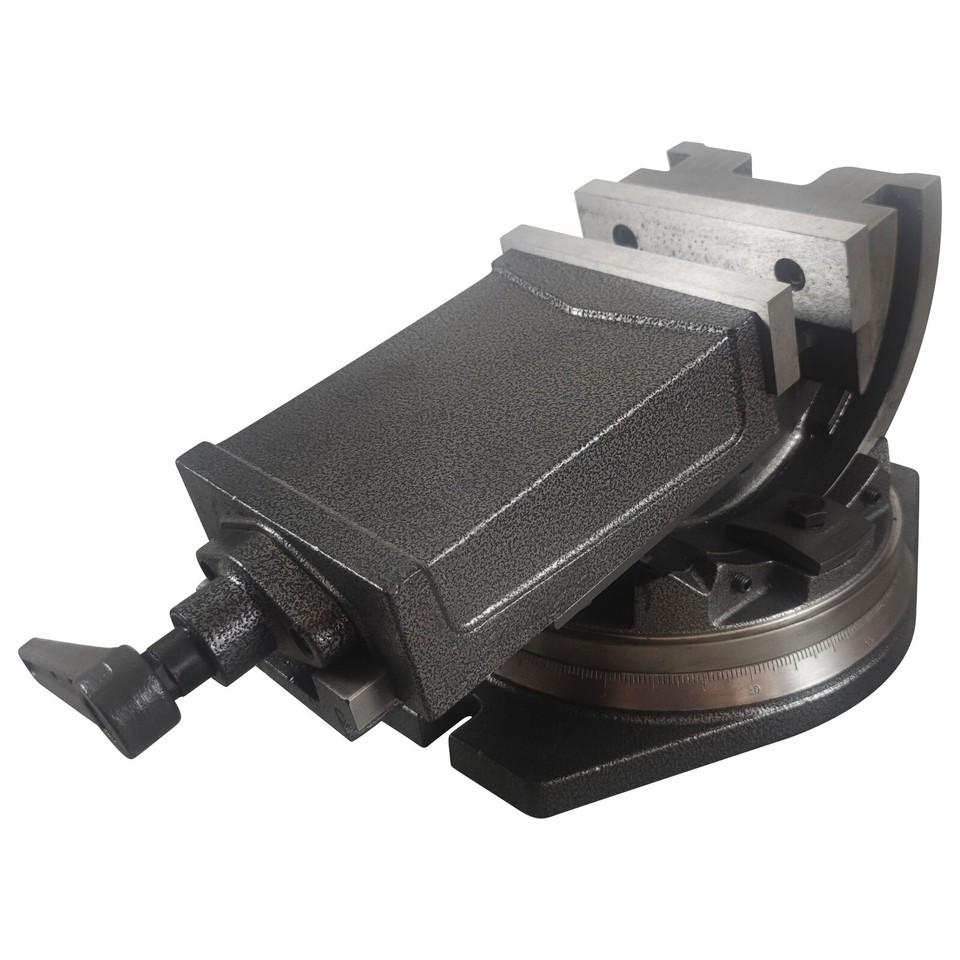 6 inch Workholding Metalworking Tilting and Swiveling Milling Vise 0-90 ...