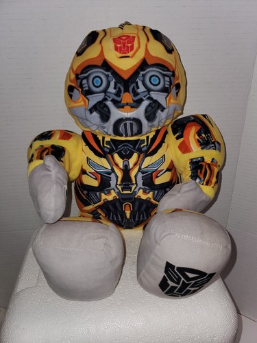 Build A Bear Transformers Bumblebee Plush Doll Stuffed Animal Movable ...