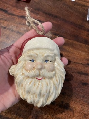 Precious Santa Clause Ornament Twinkle Eyes Beautiful Face | eBay