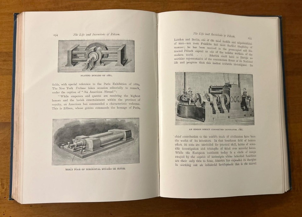THE LIFE and INVENTIONS OF THOMAS ALVA EDISON-RARE 1894 First Editon ...