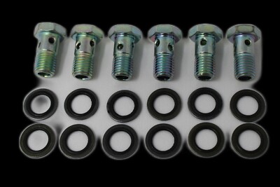 New Banjo Bolt & Seals for Cummins 6BT 12 Valve Set of 6 Dodge 89-98.5 ...