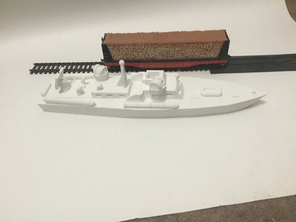HO scale P T boat waterline 3 d print Unpainted. Navy Military pt ...