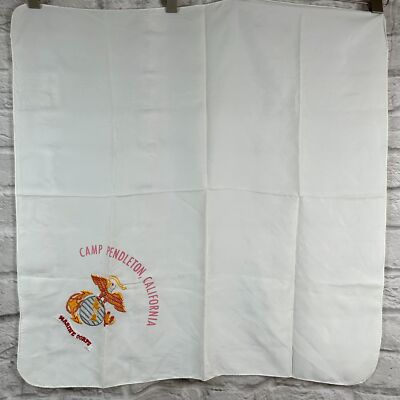 Vtg Camp Pendleton California Marine Corps Handkerchief Memorabilia ...