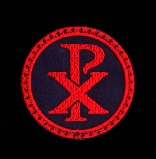 Chi-rho Patch Iron On Patch Catholic PX Christianity Patch | eBay