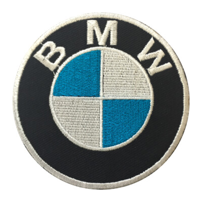 BMW Car Brand Logo Patch Iron On Patch Sew On Embroidered Patch | eBay UK