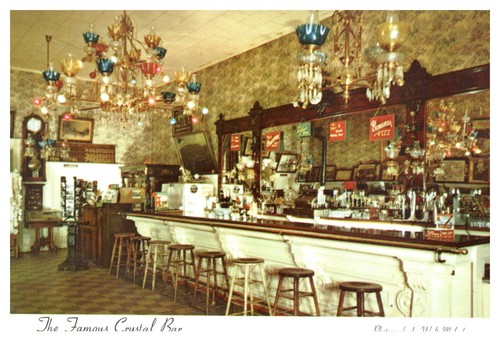 Famous Crystal Bar 1867 Virginia City Nevada Interior Historic Chrome ...