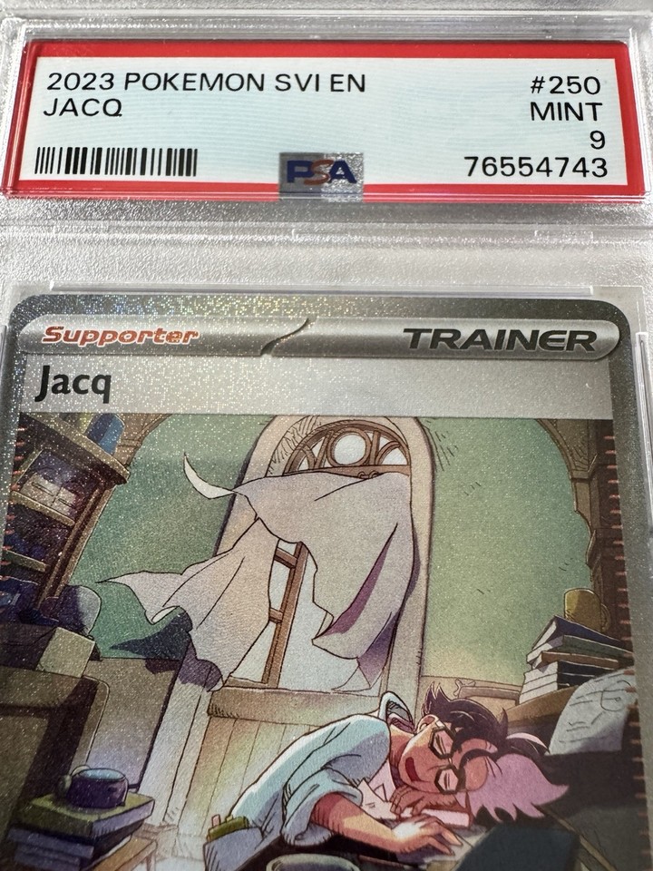 PSA Graded MINT 9 2023 Jacq POKEMON SVI EN - Special Illustration Rare ...