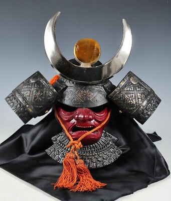 Extremely Rare Type Japanese Samurai Helmet -Takeda Shingen Kabuto with ...