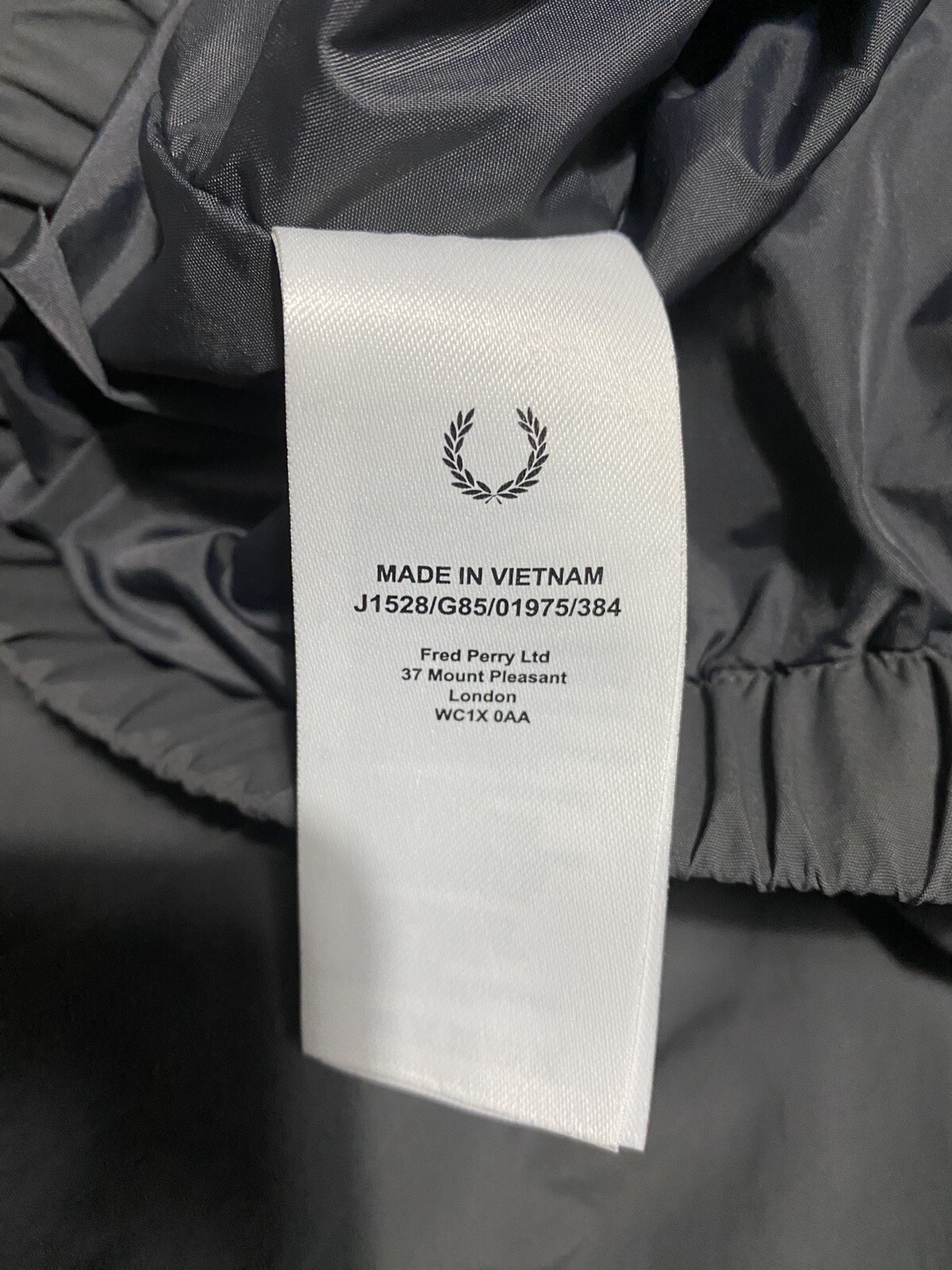 Fred Perry Overhead 1/4 Zip Hooded Jacket Windbreaker… - Gem