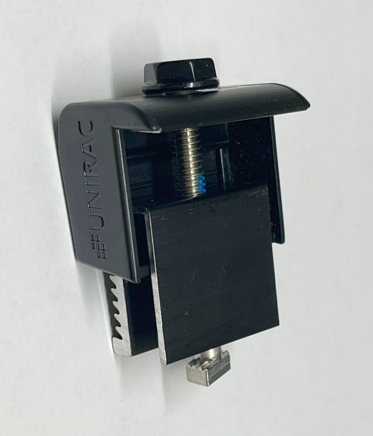 Lot of 4 UniRac Solar Mount End Clamps AF 30-46mm Dark Finish 302050D ...