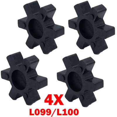 4x L099/L100 Rubber Spider Insert 63.5mm For Lovejoy Martin L-Jaw ...