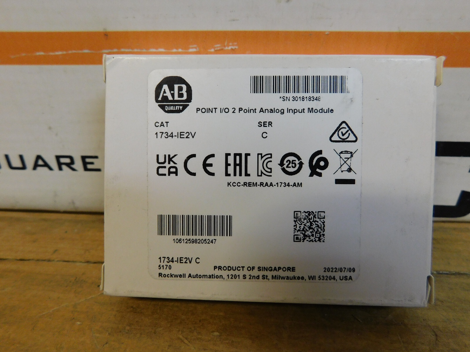 Allen-Bradley 1734-IE2V (1734IE2V) Industrial Control System for sale ...