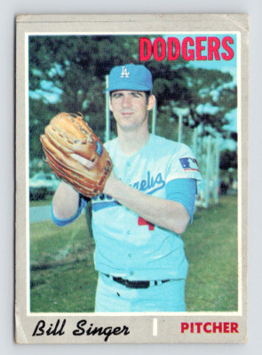1970 Topps Card, #490 Bill Singer, Los Angeles Dodgers | eBay