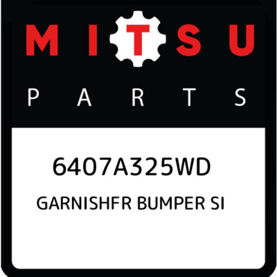 6407A325WD Mitsubishi Garnishfr bumper si 6407A325WD, New Genuine OEM ...
