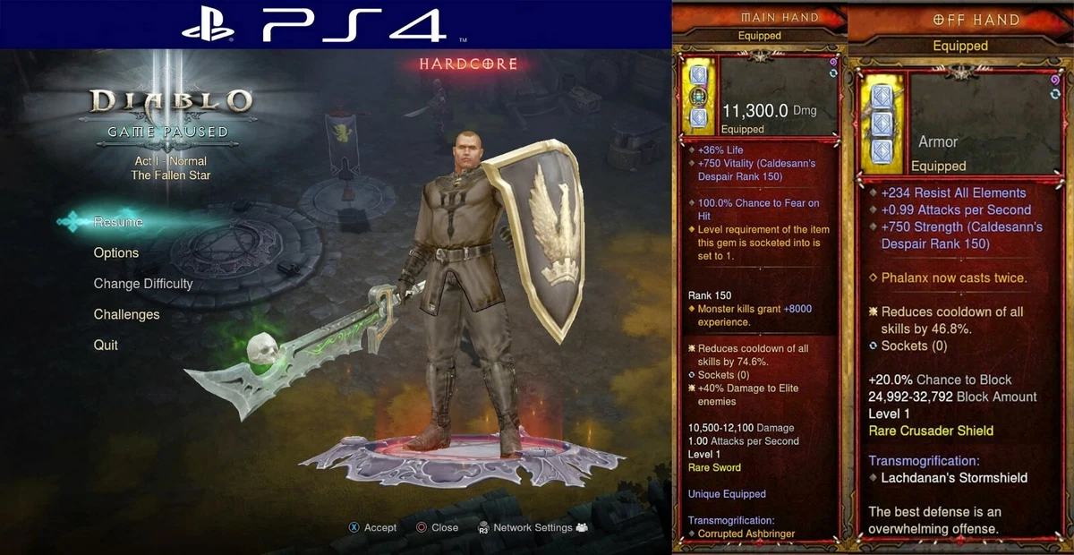 Diablo 3 Crusader Weapons