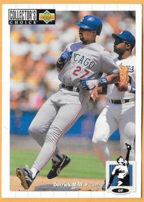 DERRICK MAY CHICAGO CUBS #193 - UPPER DECK COLLECTOR'S CHOICE NM-MT ...