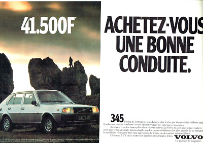 publicité Advertising 0323 1980 Volvo 345 2 pages 8 cv 5 portes | eBay