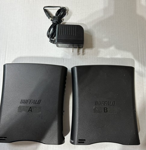 Buffalo DriveStation Lot Of 2 Desktop External Hard Drive Only 1 AC ...